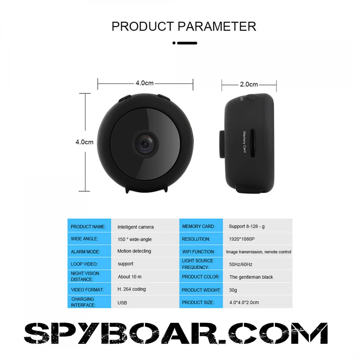 1080P Spy IP camera, WIFI, Cloud storage