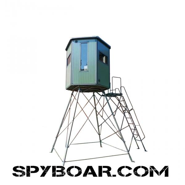 Three-metre high hunting blind tower
