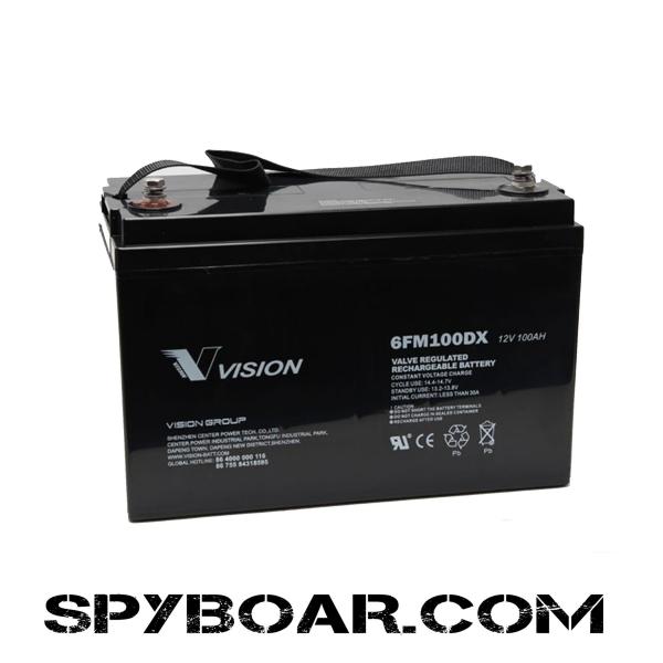 Lead rechargeable battery VISION Deep Series 12V/100Ah